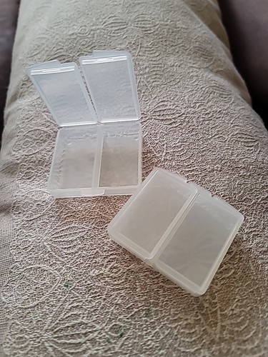 Tupperware Stamps N Things #1863 Pill Box Container For Smalls Clear ...