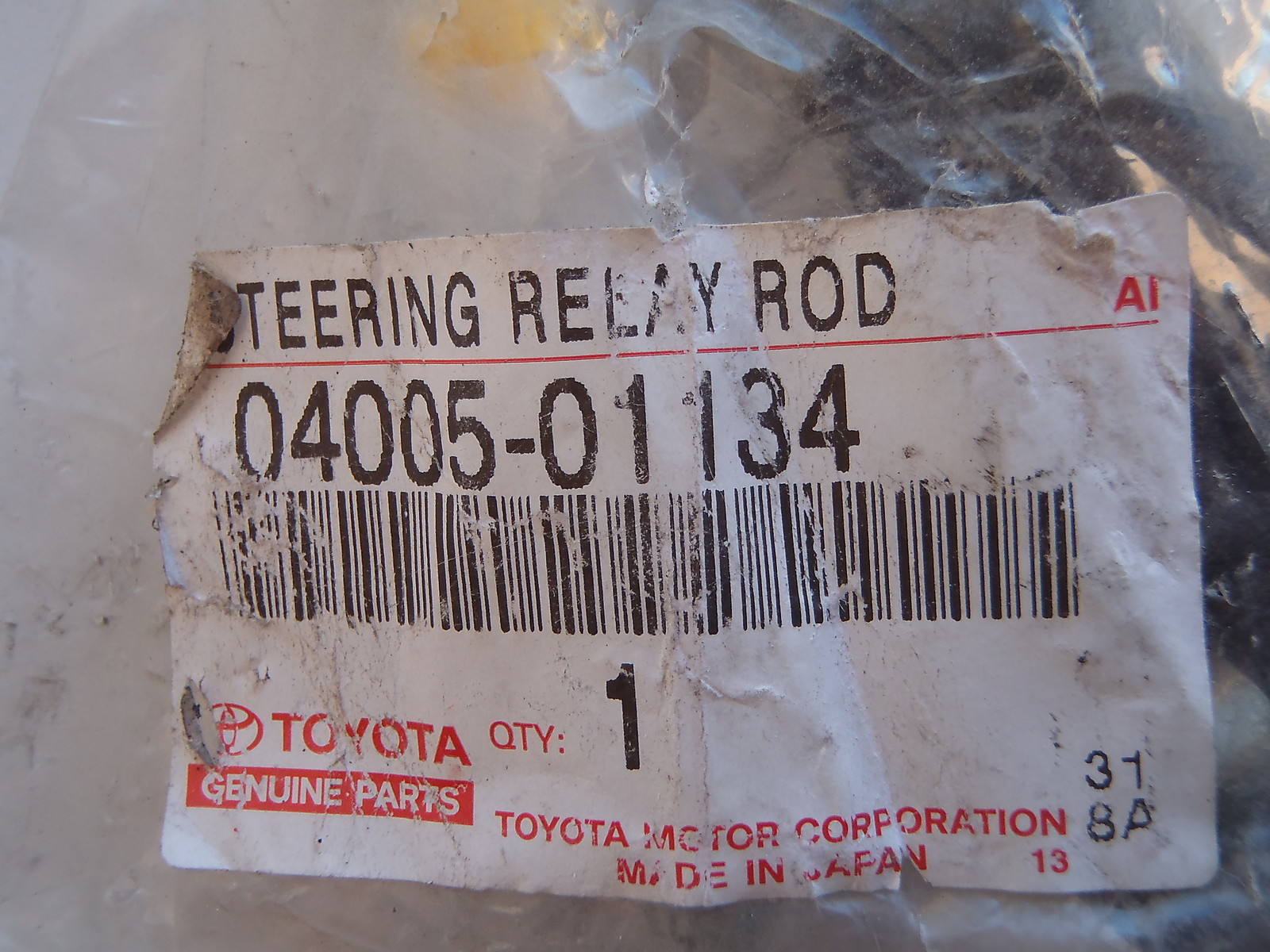 04005-01134 Genuine Toyota Steering Relay Rod | eBay