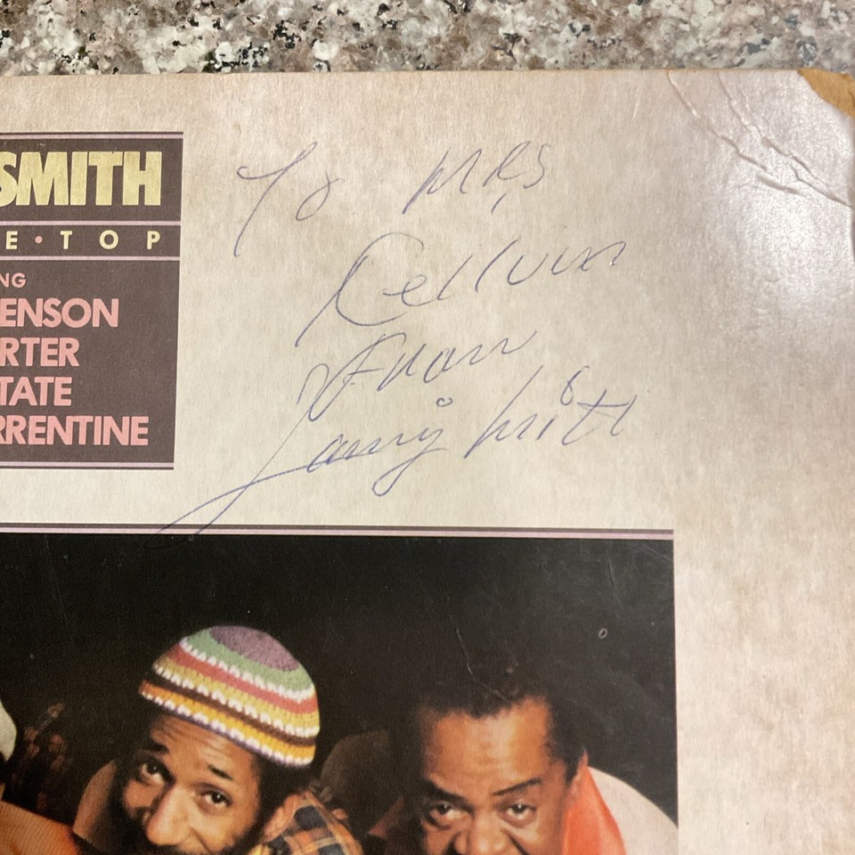 JIMMY SMITH "Off The Top" 1982 (ELEKTRA/60175-1) With Signature. | eBay