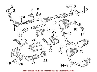 Genuine OEM Exhaust Clamp For Mercedes 0009951733 | eBay