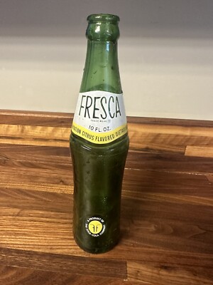 Vintage Coca Cola Fresca Dewdrop Textured Green Glass 10 oz Old Soda ...