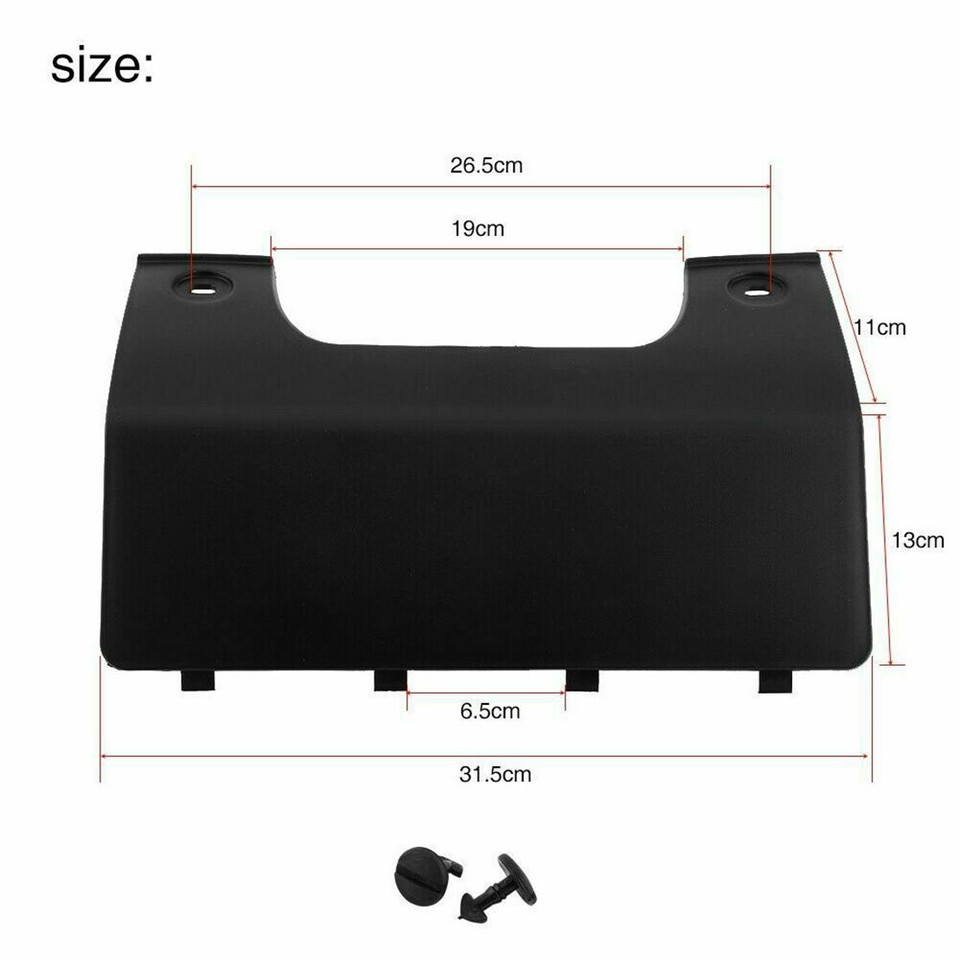For Land Rover LR3 LR4 Rear Bumper Towing Eye Hook Cover With Clips New ...