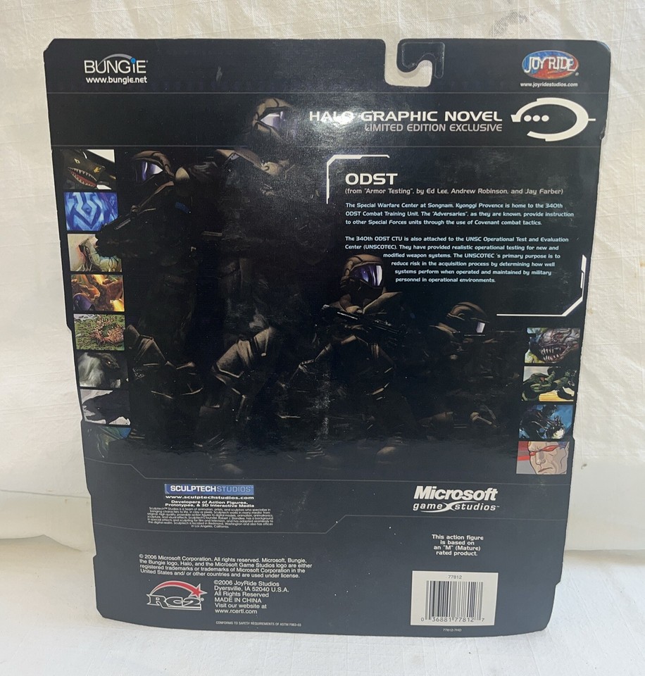HALO Limited Edition Exclusive Comic Con ODST Battle Damage Joyride ...
