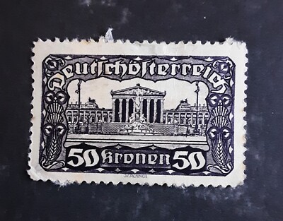 AUSTRIA 50 KRONEN STAMP | eBay UK