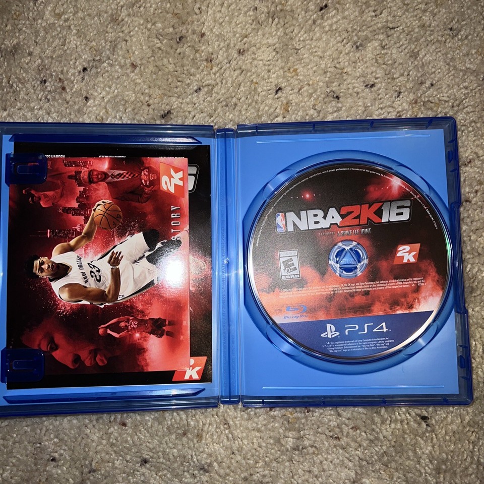 NBA 2K16 Anthony Davis Cover PS4 PlayStation 4 - Complete CIB ...