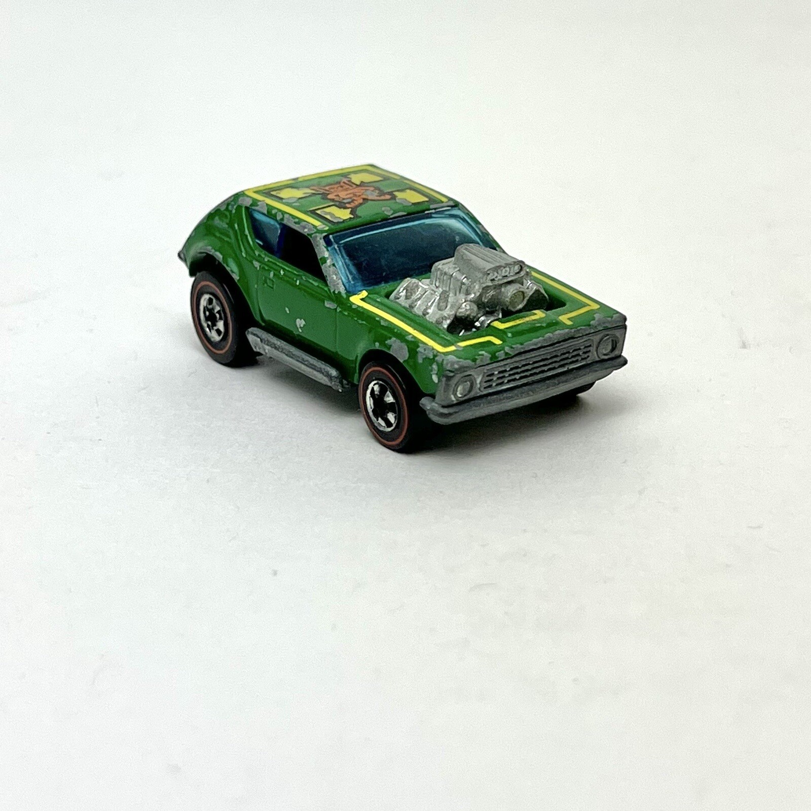 Vtg Hot Wheels Redline Flying Colors 1974 Gremlin Grinder Mattel Hong ...