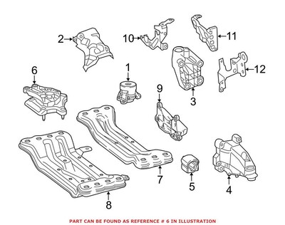 Genuine OEM Automatic Transmission Mount for Mercedes 2052402500 | eBay