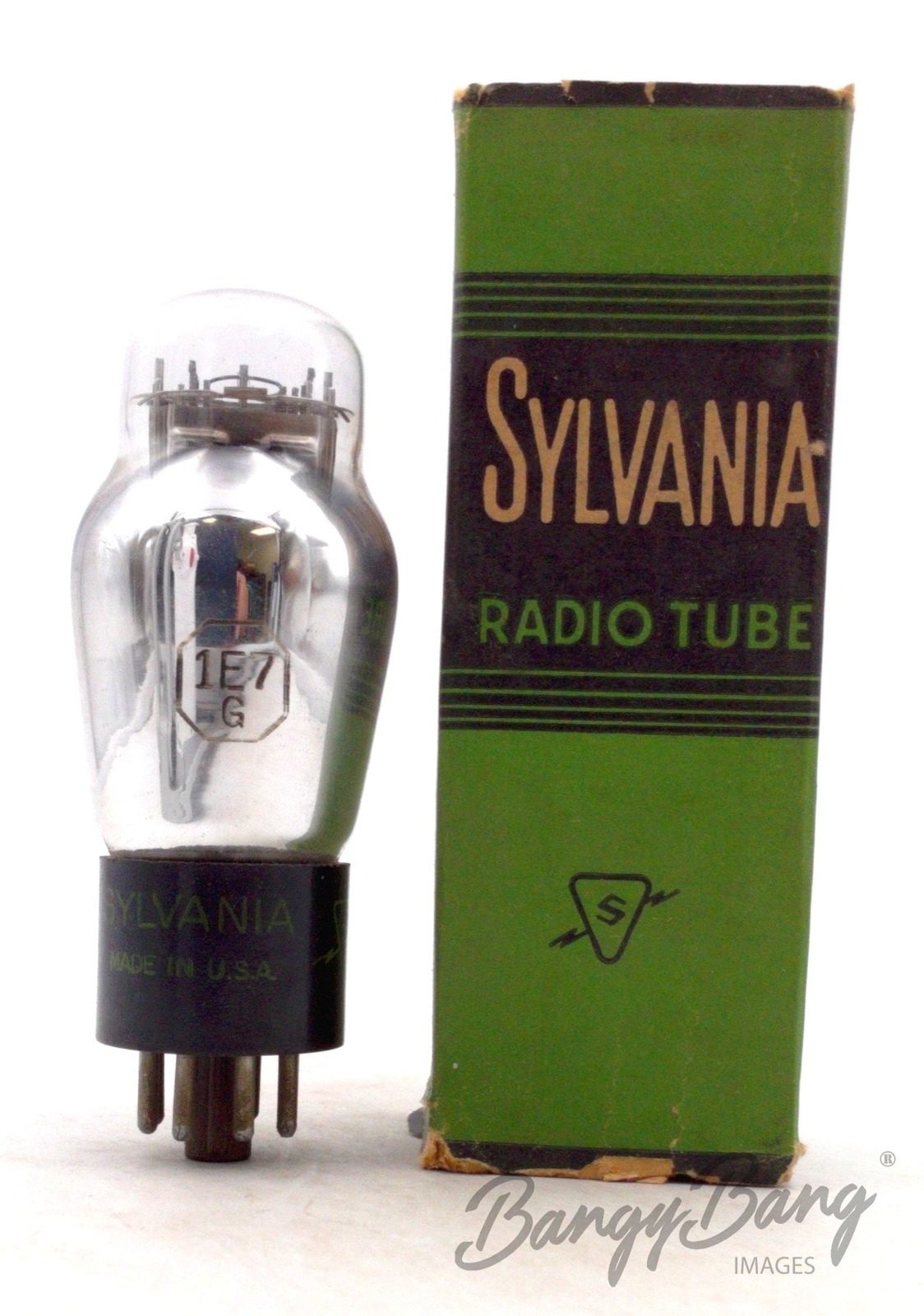 Vintage Sylvania 1E7G/38717E Twin Power Pentode Radio Audio Vacuum Tube ...