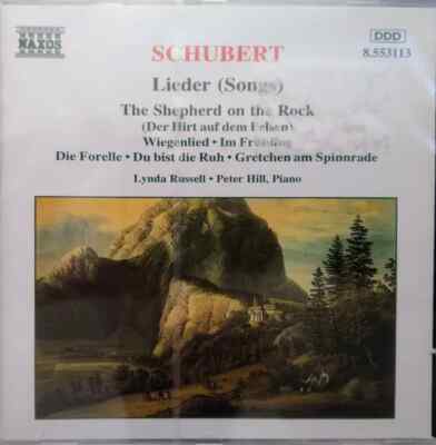 CD Franz Schubert , Lynda Russell , Peter Hill Lieder (Songs) Naxos ...