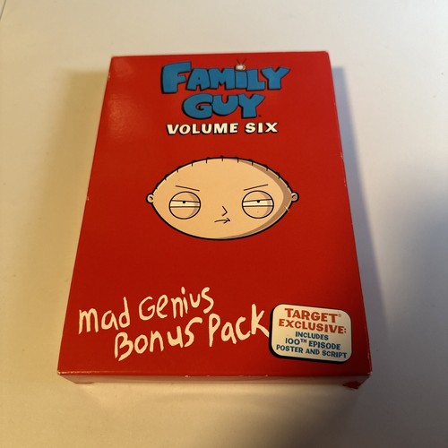 Family Guy Volume Six Mad Genius Bonus Pack Target Exclusive DVD | eBay