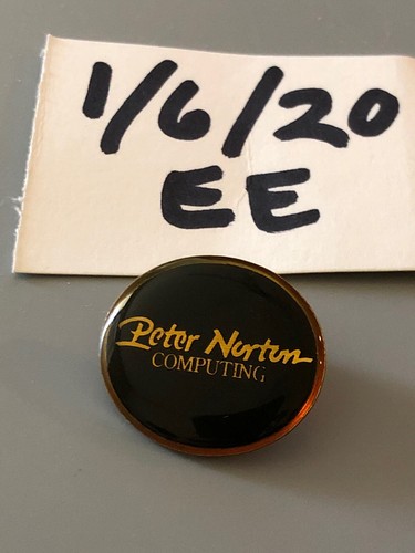 Rare Peter Norton Computing Lapel Pin | eBay