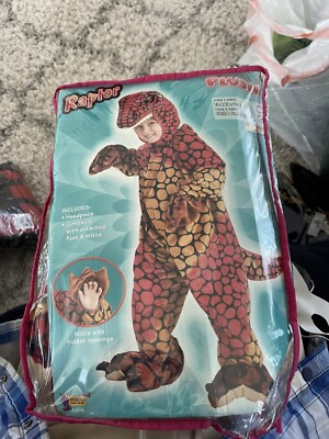Dinosaur Red raptor costume toddler 4-6y great consition | eBay