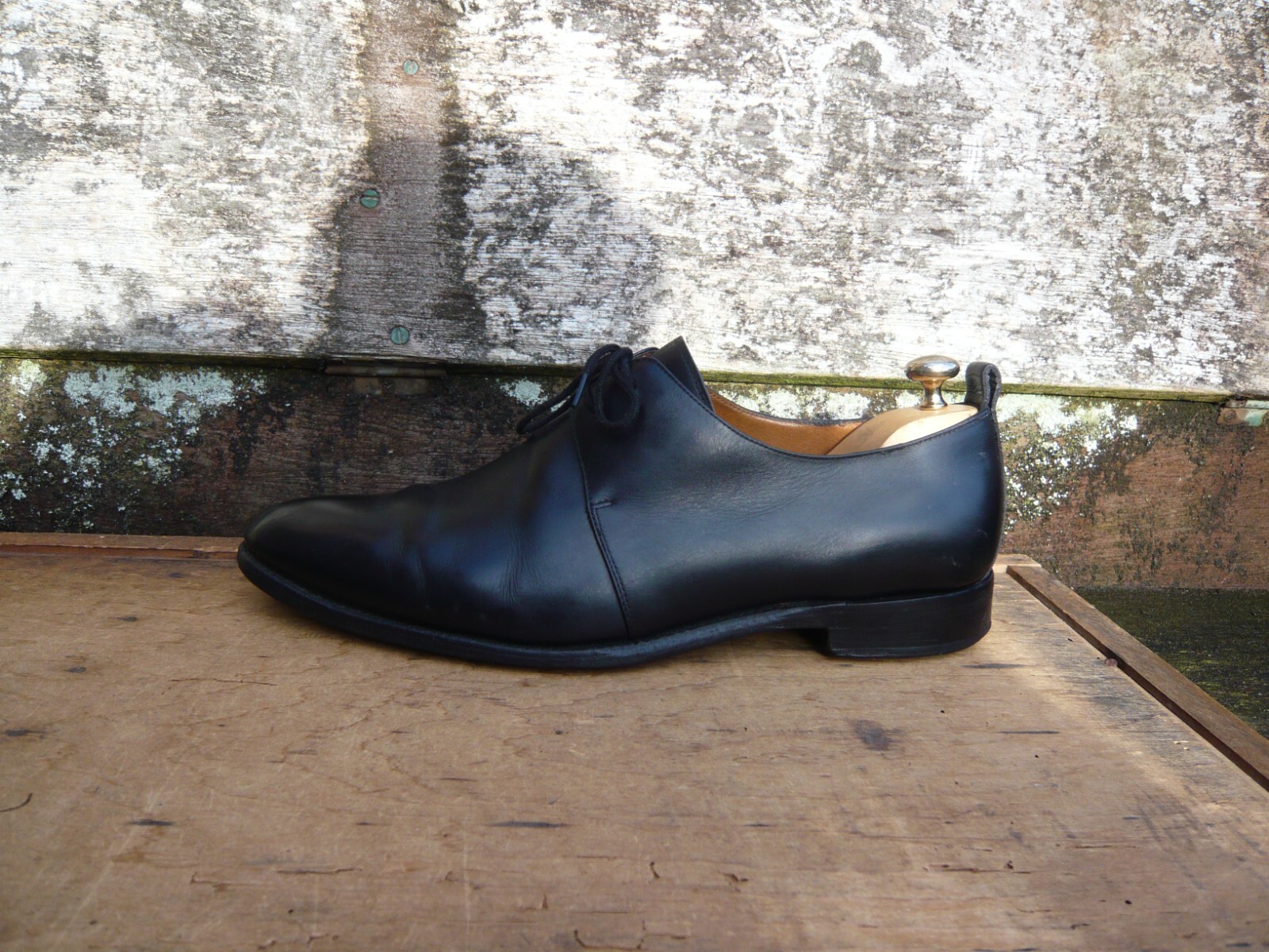 BARKER ANNIVERSARY DERBY SHOES BLACK LEATHER UK8.5 ME… - Gem