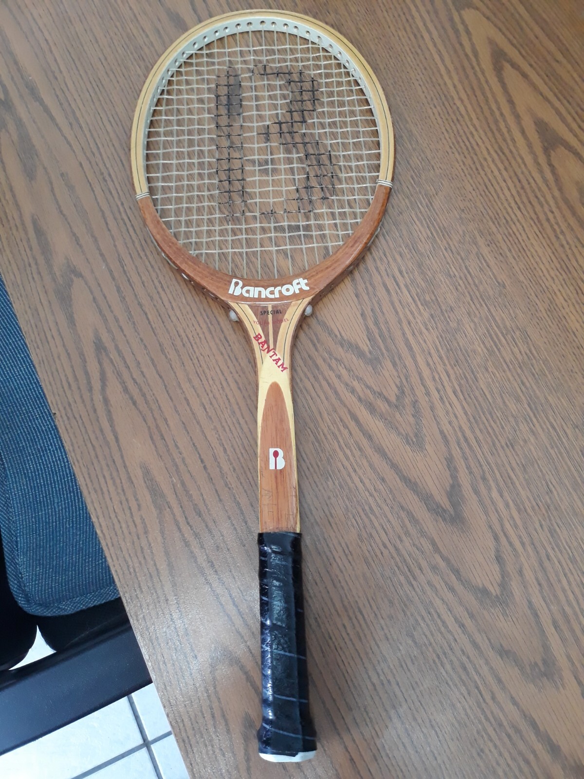 Vintage Bancroft Bantam Special Youth Model Wood Tennis Racket Made in ...