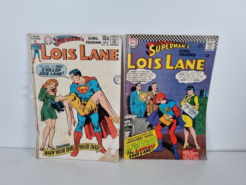 Lois Lane #64 April 1966 #102 July 1970 Superman's Girl Friend DC ...
