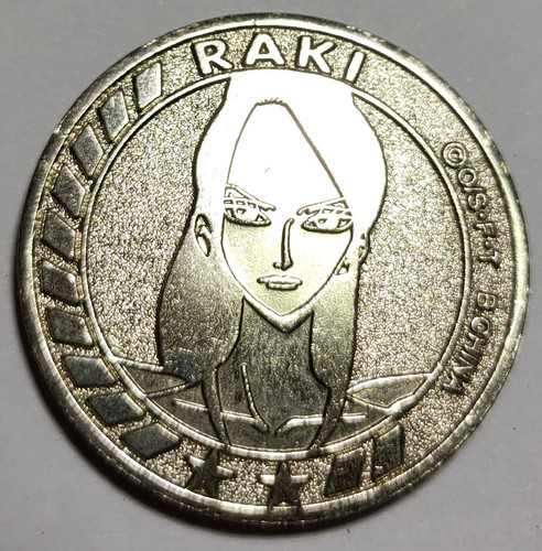 Pièce COIN Metal MEDAL MEDAILLE ONE PIECE Raki COLLECTOR BANDAI Silver ...
