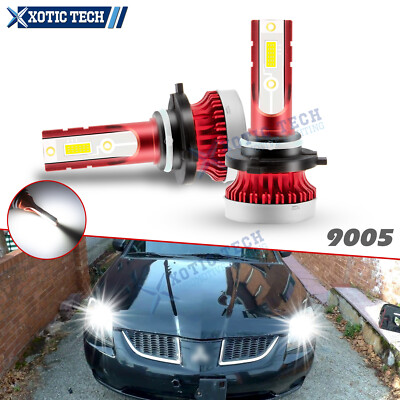 High Power 6000K White 9005 9011 LED Bulbs High Beam Headlight For ...