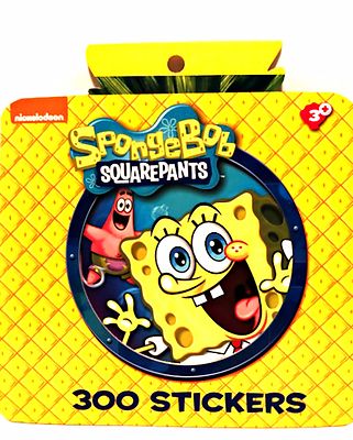 Nickelodeon SpongeBob SquarePants 300 Sticker Book Ages 3+ Fun Stickers ...