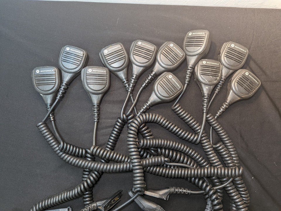 (LOT OF 10) Motorola PMMN4040A Submersible Remote Speaker Microphone | eBay