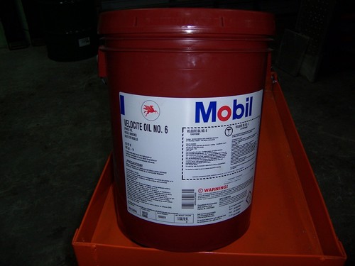 5 GAL OF MOBIL VELOCITE SPINDLE OIL #6 BRIDGEPORT MILL & HARDINGE LATHE ...