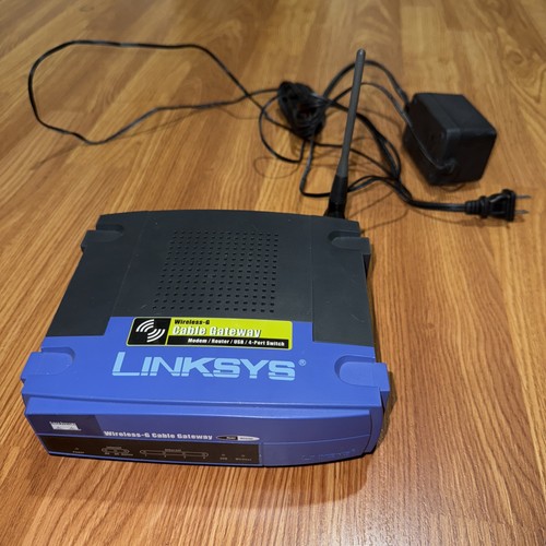 Linksys Wireless-G Cable Gateway Modem Router Model # WCG200 ver 2 | eBay