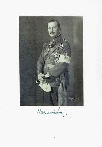 WW2 (FINNISH FIELD MARSHAL GUSTAV VON MANNERHEIM) ADJUTANT OSWALD ...