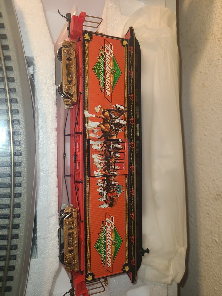 Hawthorne Village Budweiser Train Complete Set- Clydesdales - wCOA ...