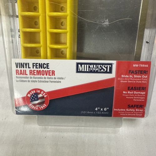 New MIDWEST Snips Tab Rail Remover Easy Vinyl Fence Repair Tool w ...
