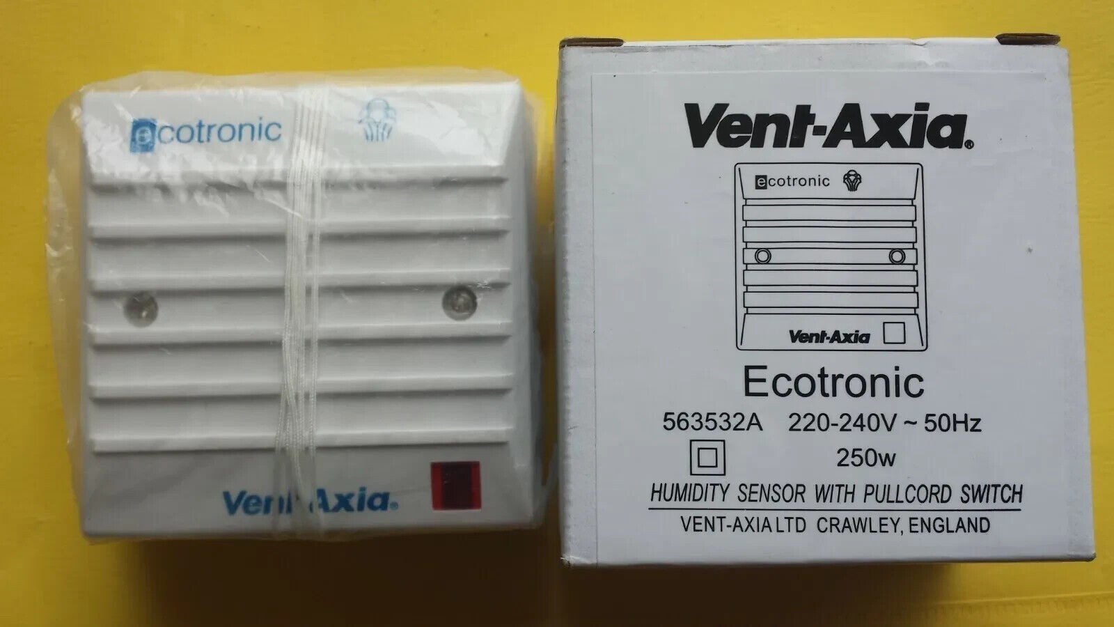 Vent-Axia Ecotronic Humidity Sensor with Pullcord 563532A | eBay UK