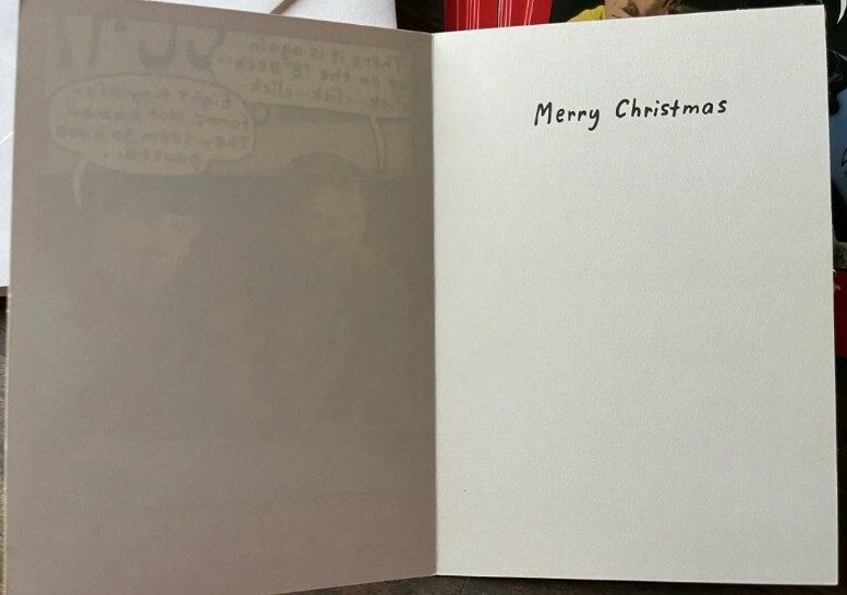 1x Star Trek Christmas Holiday Greeting Card + Envelope Kirk Spock ...