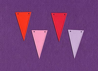 BANNER FLAG # 2 die cuts scrapbook cards | eBay