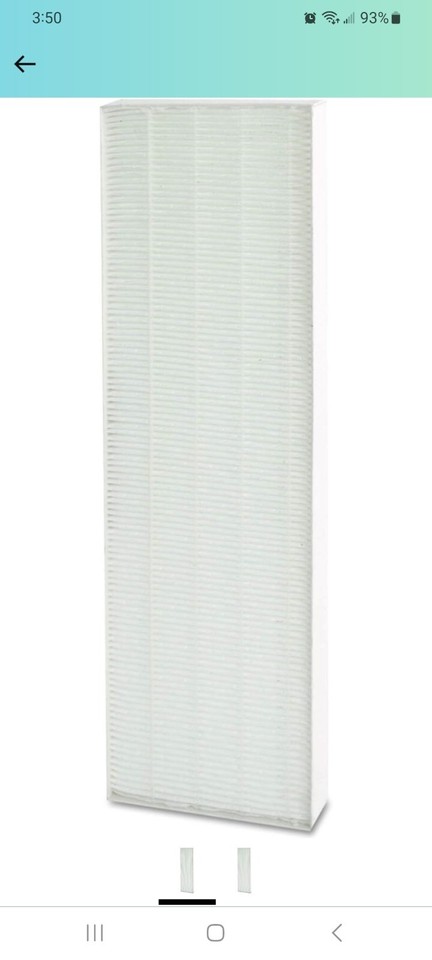 3X Fellowes 9287001 True HEPA Filter-AeraMax Air Purifiers DX5, DB5, 99 ...