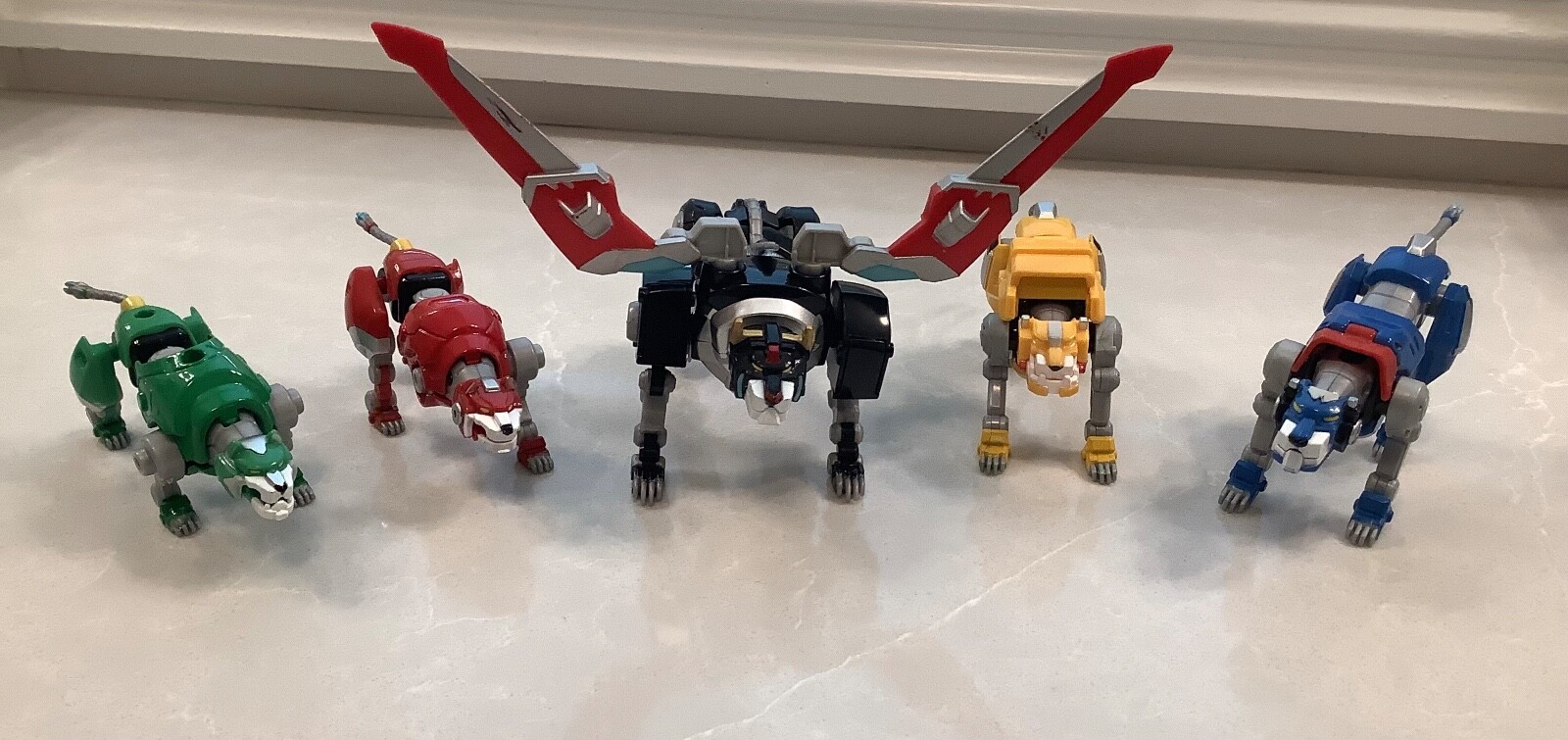 Lions of Voltron 5pc Set Diecast Metal Legendary Defender Figures 8" Dreamworks 43377670711| eBay