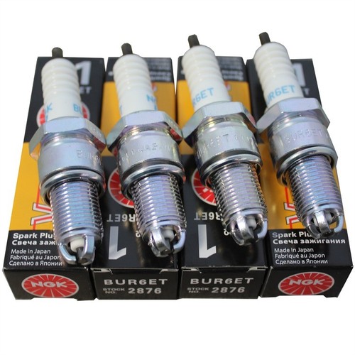 4 NGK Zündkerzen BUR6ET V-Line 1 für Audi Fiat Seat Skoda VW | eBay