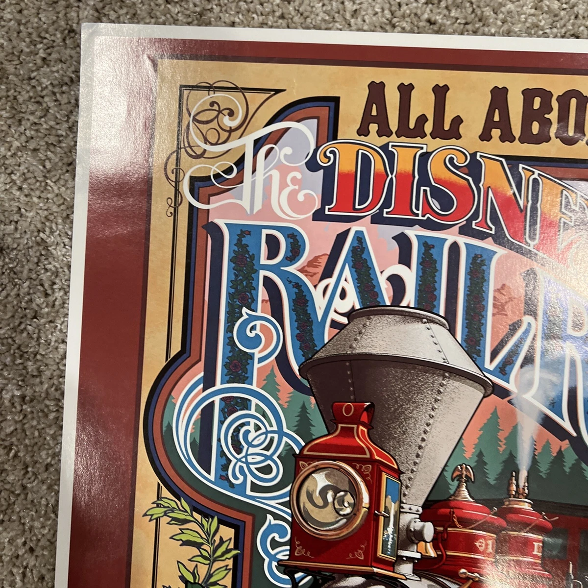 Walt Disney World Railroad Poster