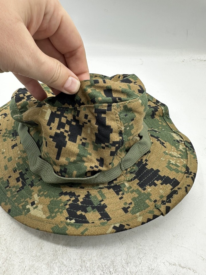 New USMC MCCUU Cover Field Woodland MARPAT Combat Boonie Cover Size X ...