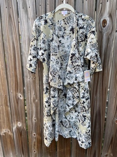 NWT LulaRoe Shirley Green Floral Cover Up Size Small | eBay