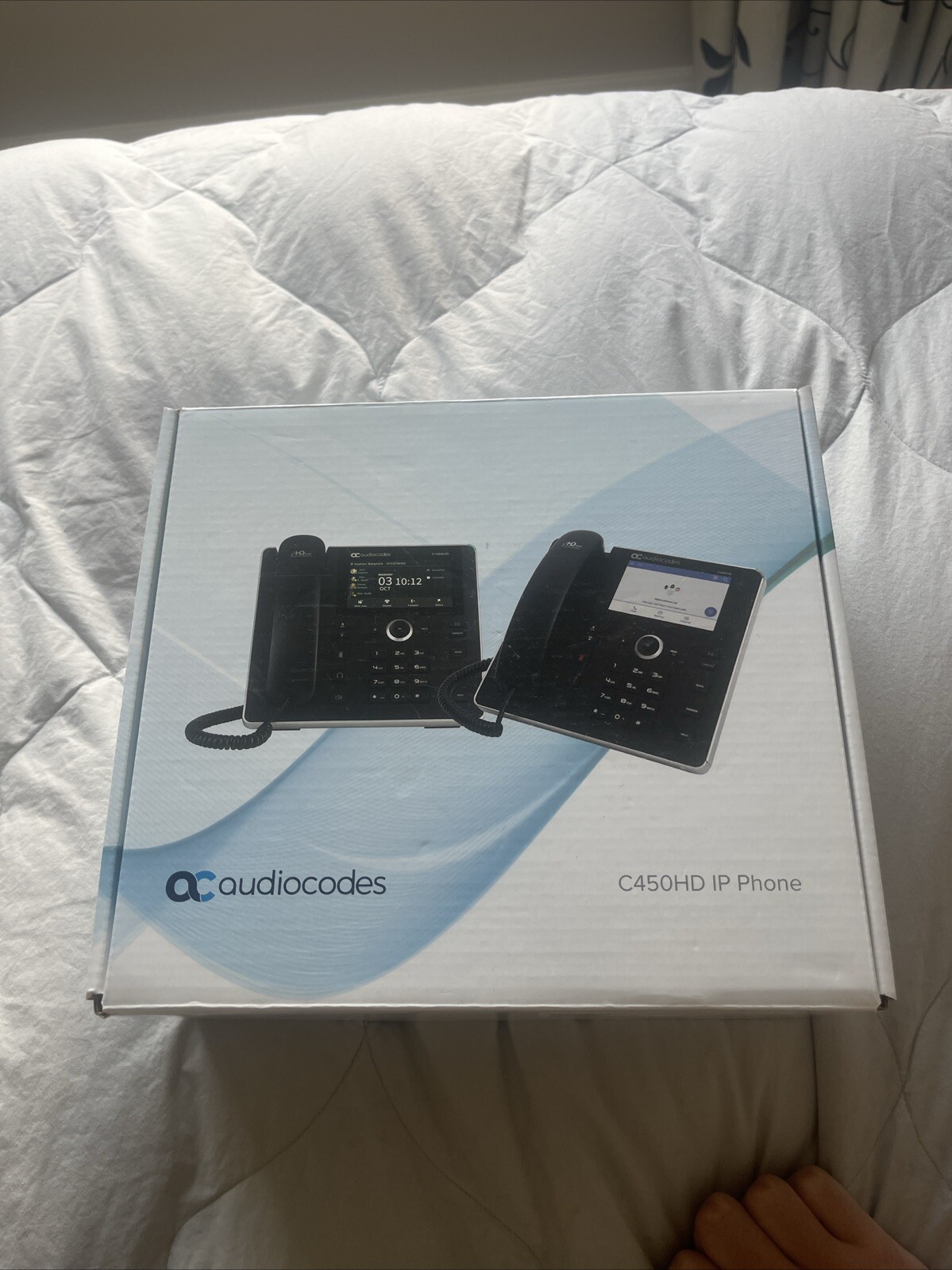 AudioCodes C450HD IP Phone Corded Telephone Wi-Fi Bluetooth Desktop ...
