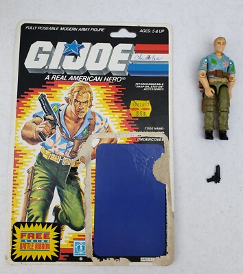 Chuckles Vintage 1986 Hasbro G.I.Joe ARAH Complete w/Uncut File Card EX ...