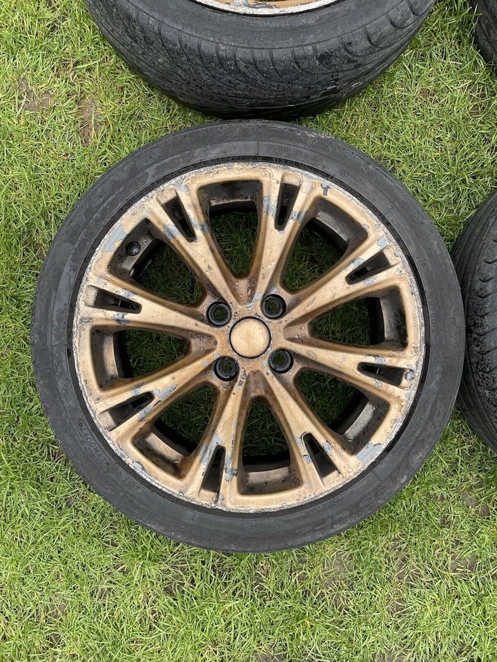 FORD FIESTA ECOBOOST ST- LINE ALLOY WHEELS & TYRES ZETEC S GOLD | eBay UK