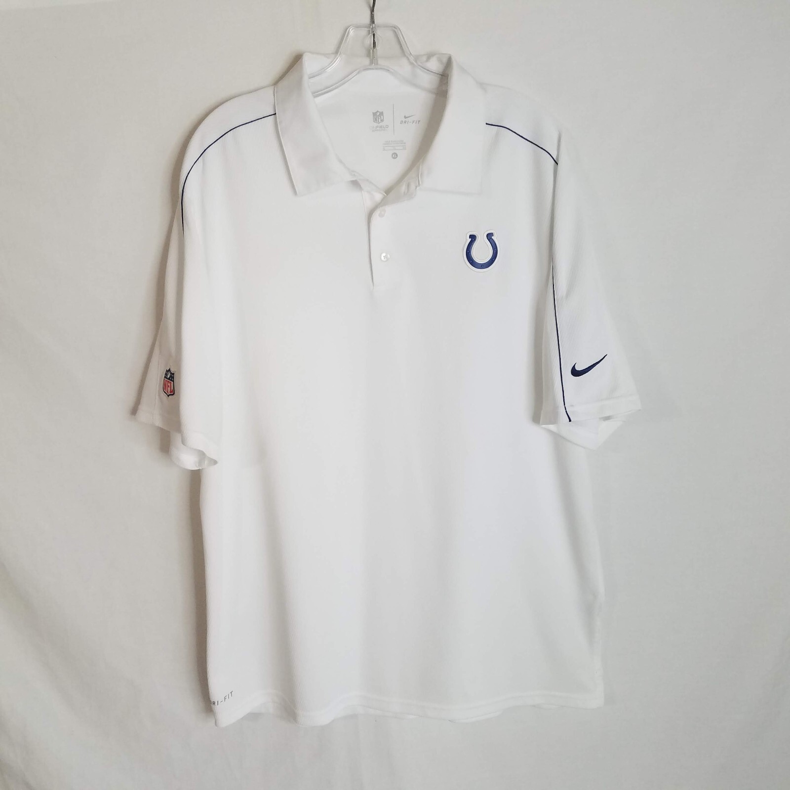 Indianapolis Colts Nike ONFIELD Polo Golf Shirt Mens Size XL N311P | eBay