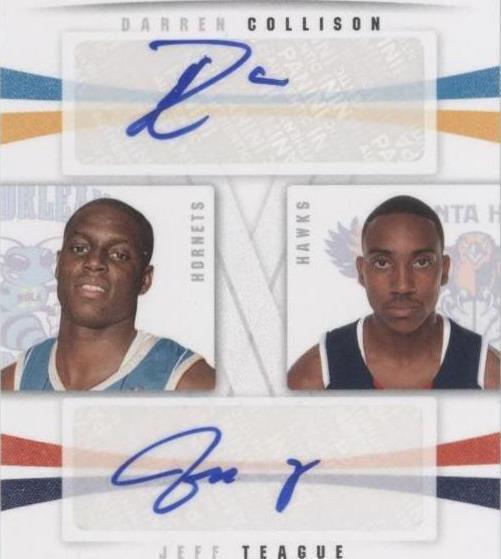 2009-10 Panini Season Update - Rookie Duals Signatures Jeff Teague ...