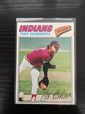 1977 Topps #618 Pat Dobson Cleveland Indians Card Pitcher | eBay