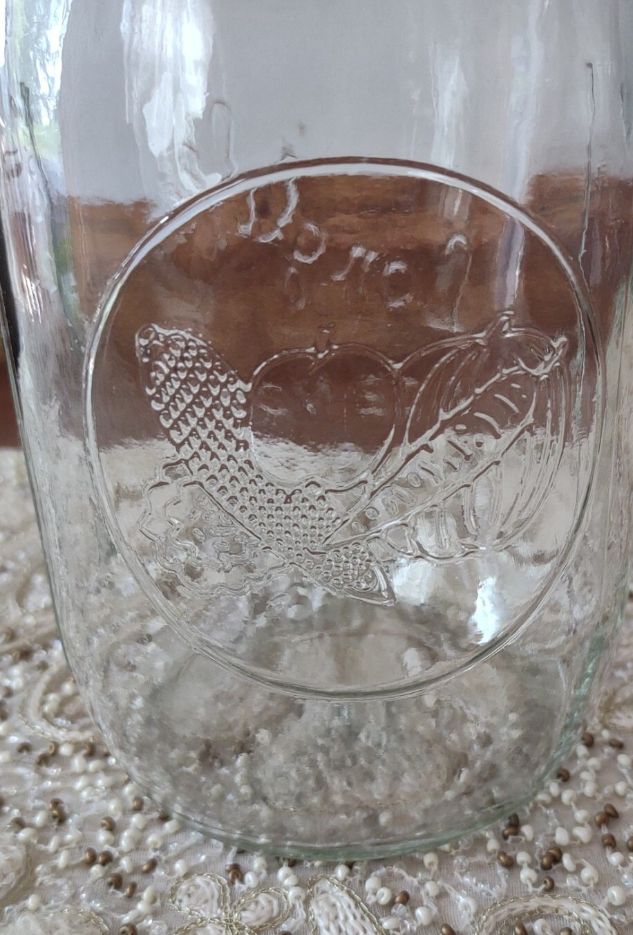 Vth 1 Quart Longlife Wide Mouth Mason Jar Obear-Nester Glass. DIB | eBay