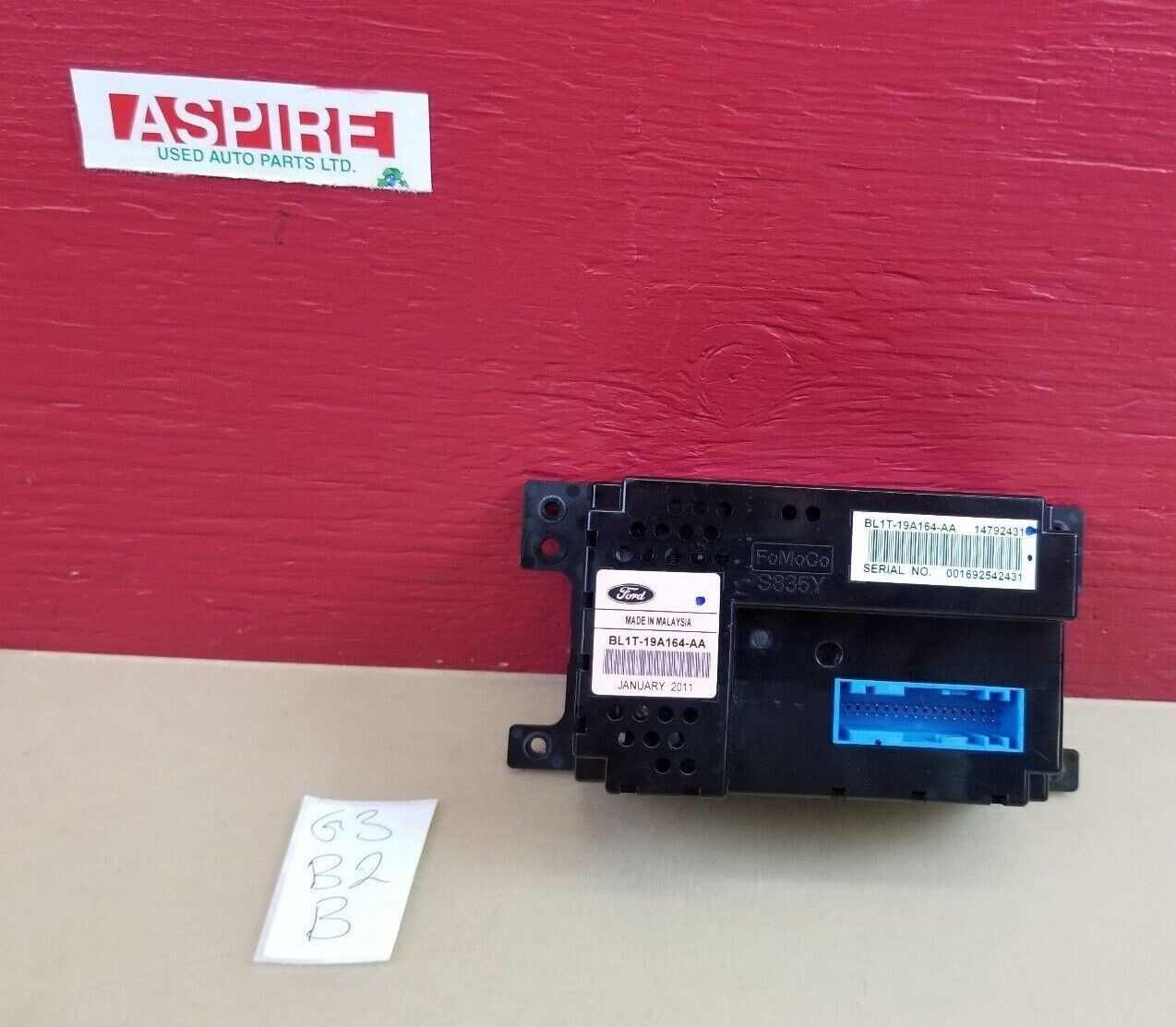 2011 Ford Expedition Rear Audio Control Panel Unit BL1T-19A164-AA OEM ...