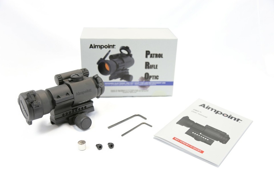 Aimpoint PRO Red Dot Reflex Sight with QRP2 Mount and Spacer 2 MOA ...