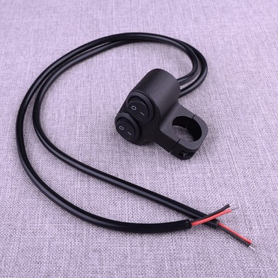 Handlebar Switch Dual Buttons Mount ON-OFF Replacement Universal ...