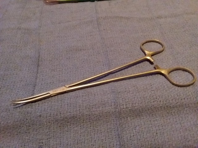 AESCULAP Jacobson clip curved 190 mm Art. no BH187R DELICATE JACOBSEN ...