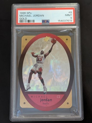 1996-97 SPx Michael Jordan #8 GOLD PSA 9 Fresh Grade | eBay