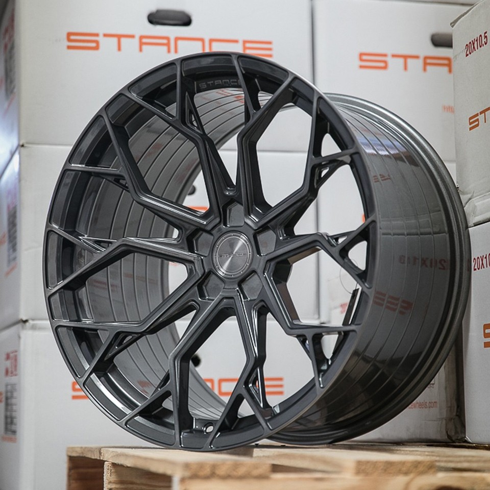 19" Stance SF10 Gunmetal Forged Concave Wheels Rims Fits 2012-2018 Audi ...